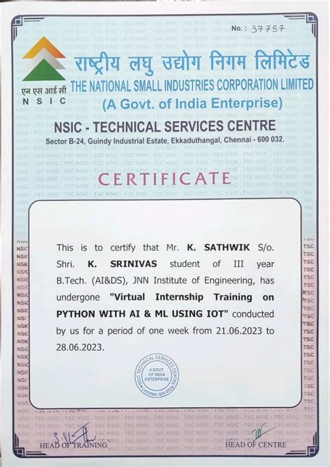 Sathwik Koppolu On Linkedin Successfully Completed Virtual Intenship