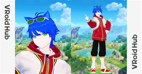 Sonic The Hedgehog Genshin Human Form Vroid Hub