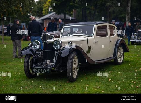 1934 Riley Kestrel 1100 On Display At The Bicester Heritage Scramble
