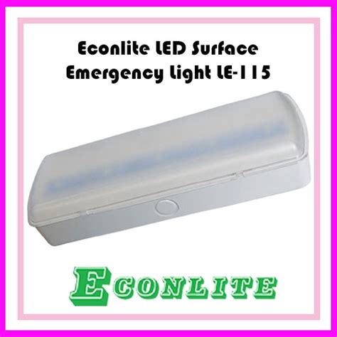 Econlite Le 115 Led Surface Emergency Light Shopee Malaysia