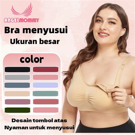 Jual Angel Mommy Bra Menyusui Ibu Gemuk Ukuran Besar Mulus Tidak Ada