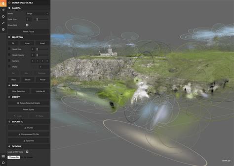 Supersplat Adds New Features Radiance Fields