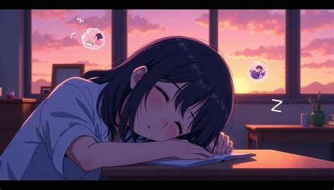 Free Dreamy Classroom Nap Photo Anime Sleeping Classroom Download