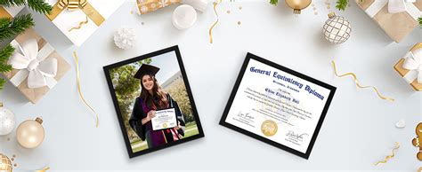 Fixsmith 85x11 Diploma Frame Black Picture Frame With Clear