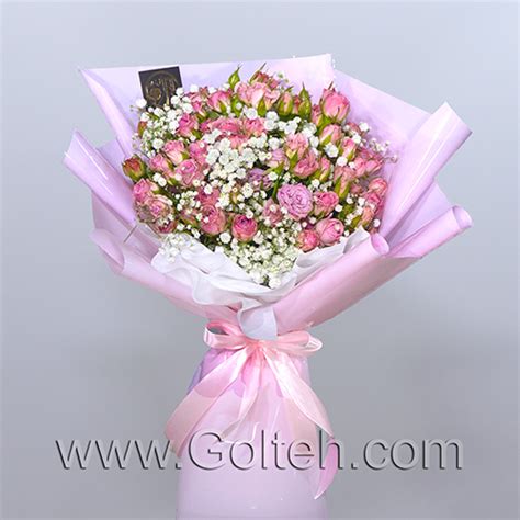 دسته گل رز مینیاتوری گل تهران