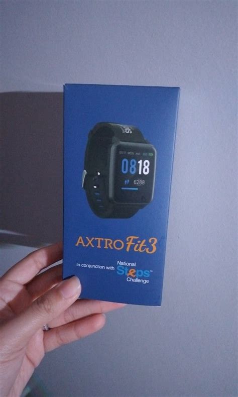 Axtro Fit 3 Fitness Track Mobile Phones And Gadgets Wearables And Smart Watches On Carousell