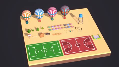 Polypack City Pack Low Poly Asset Package