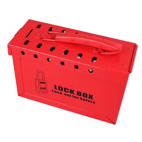 Caja De Bloqueo Con Etiquetado Y Bloqueo Caja Loto Resistente A