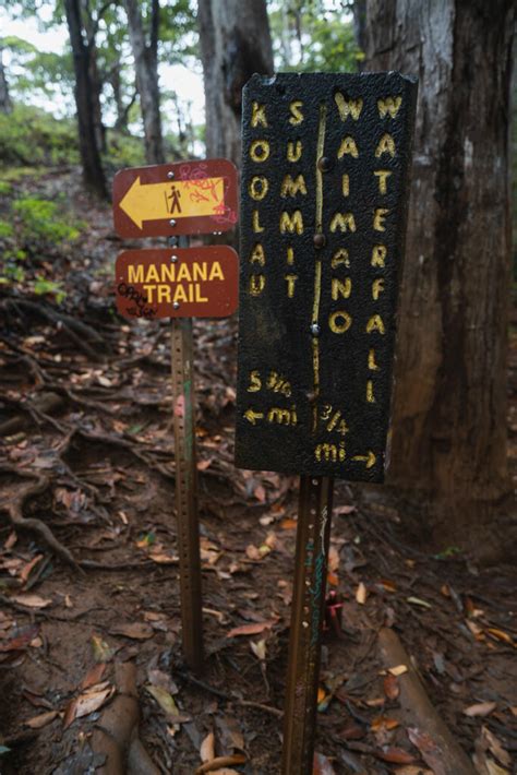 Manana Trail Map