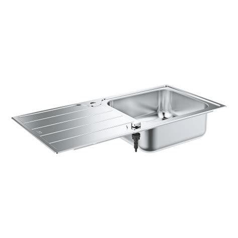 K500 Stainless Steel Sink With Drainer Grohe