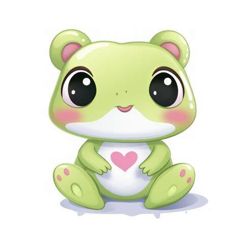 Premium Photo Kawaii Easy Frog Clipart