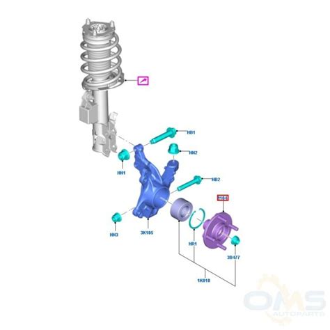 Ford Courier Front Hub Oms Auto Parts