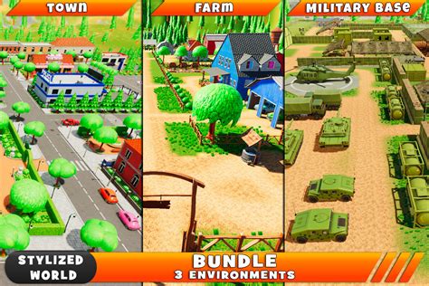 Stylized Environments Bundle 3d Fantasy Unity Asset Store
