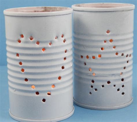 Tin Can Candle Holder Patterns 6 Ways To Make Easy Diy Candle Holders