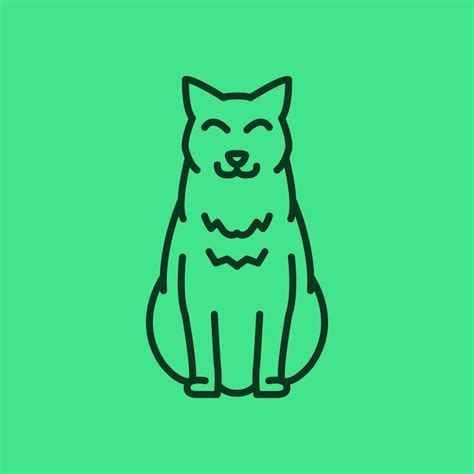Premium Vector Vector Illustration Simple Cat Logo Vector Design Cat