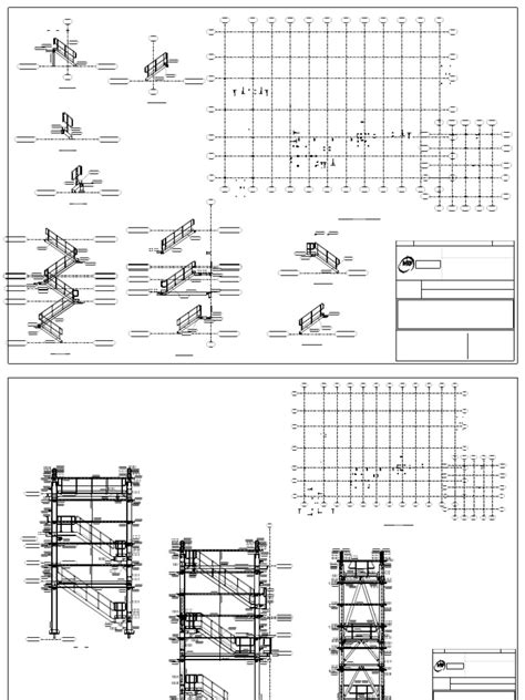Ce1806800 Be Plm 002assembly Drawings For Steel Structure Level 1rev0