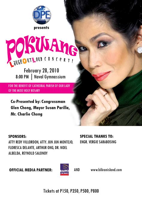 Pokwang Laugh Out Loud Concert Naval Biliran Dont English Me Im