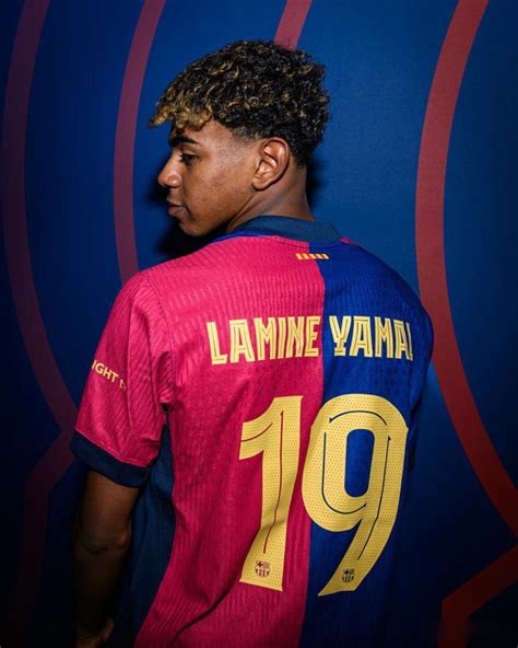 19 Lamine Yamal 2024 2025 Barcelona Home Redandblue Thailand Soccer