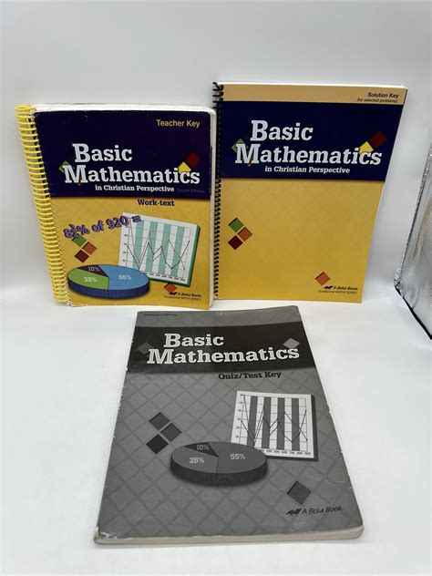 Abeka Basic Mathematics Teacher Set 4th Edition Solutions And Key 7th