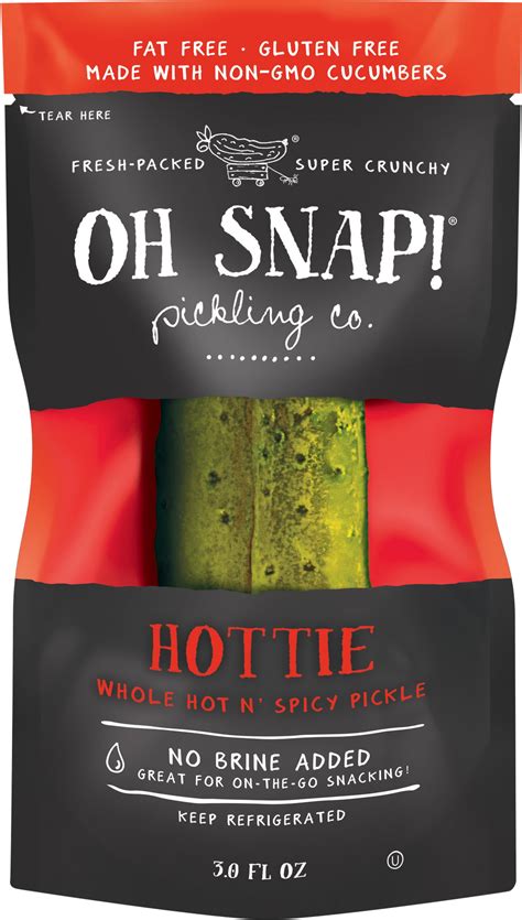 Individually Wrapped Pickles Oh Snap Pickles Dilly Goods Llc