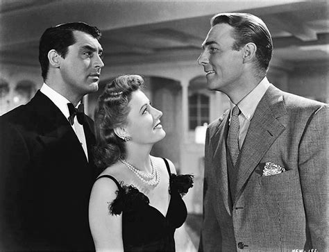 Cary Grant Irene Dunne And Randolph Scott In A Publicity Still For My
