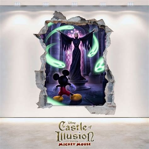 🥇 Vinilos Decorativos Infantiles Castle Of Illusion 3d 🥇