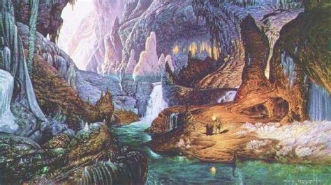 The Glittering Caves Art Tolkien Artwork Lotr Prints