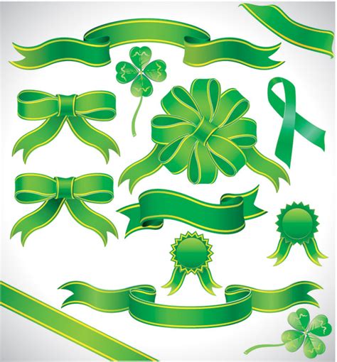 Clover Ribbon 1101 Free Eps Download 4 Vector