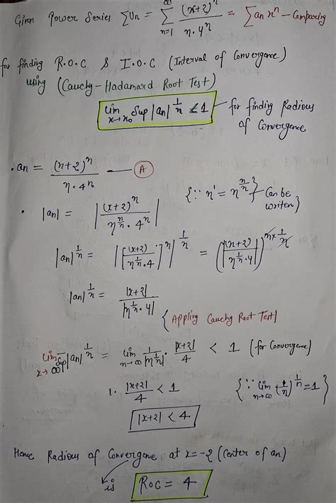 [solved] Q8 Q8 Radius And Interval Of Convergence 25 Points Find The Radius Course Hero