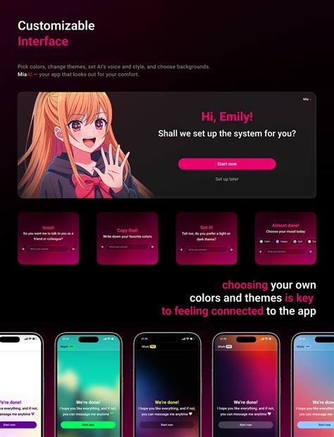 Mia — Personal Ai Assistant Ux Ui Design Behance