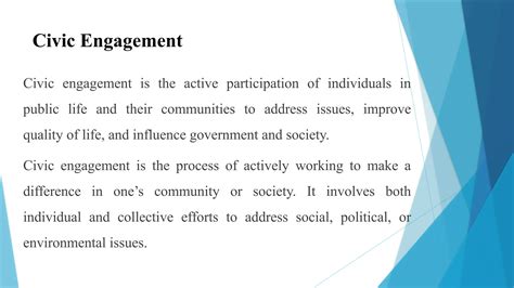 Concepts Of Civics Citizenship And Civic Engagement Pptx