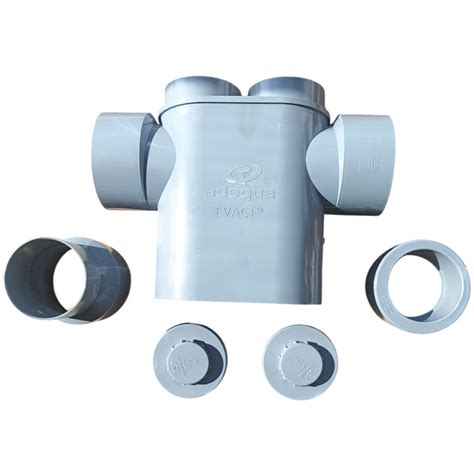 Pvc Monoblock Backflow Preventer Siphon Evac Ø 125100 Odour Proo