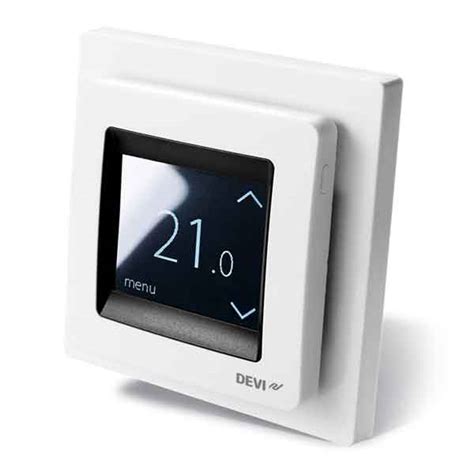 Терморегулятор Devireg Touch White купити за выгідною ціною