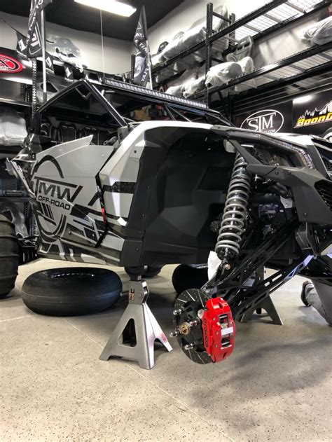 All New X3 Rsr Super Racing 4 Piston Big Brake Kit Can Am Maverick
