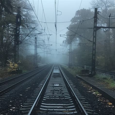 Free Misty Railway Tracks Image Misty Railway Tracks Download At
