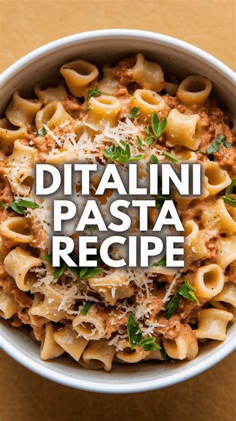 How To Cook Ditalini Pasta Simple And Tasty Recipe Southern Parm