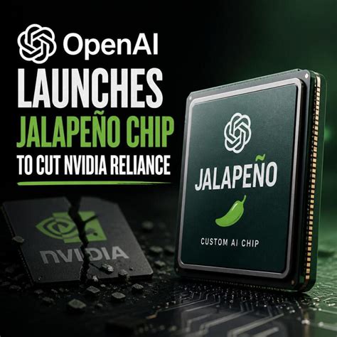 Openai Launches Jalapeño Chip To Cut Nvidia Reliance