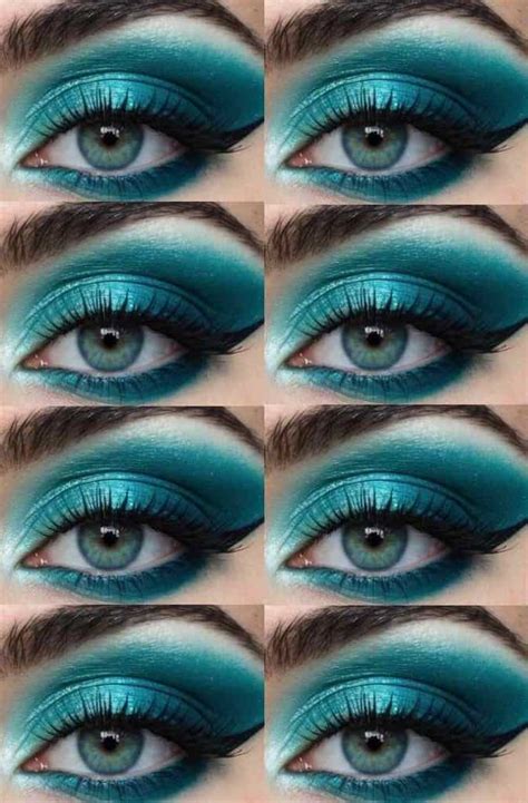 16 Teal Blue Eye Makeup Ideas Dazzling Aqua Looks To Make Your Eyes