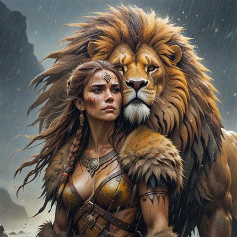 The Barbarian And The Lion King The Barbarian And The Lio
