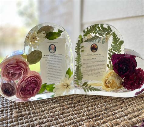 Heart 3d Block Preserved Flowers Memorial Flowers Or Wedding Bouquet