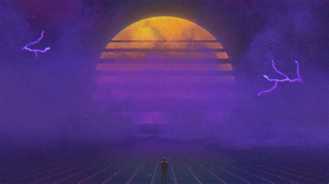 4k Retro Synthwave Purple Wallpapers Wallpaper Cave