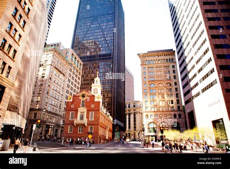 Boston Massachusetts Street Ma City Urban Scene Cityscapes New England