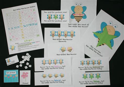 Bee Autiful Bee Havior 100 Chart Bingo Classroom Freebies