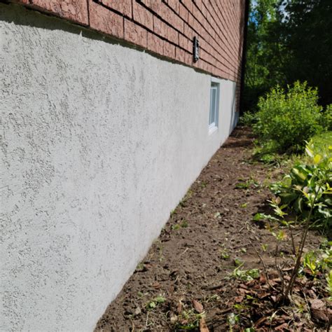 Parging Neworld Foundations
