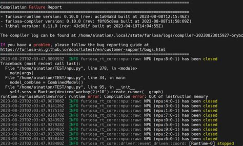 Furiosa Sdk 0100 업데이트 후 Cannot Allocate Memory In Static Tls Block 에러 문제 일반 Furiosaai