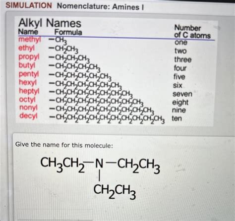 Solved Simulation Nomenclature Ethers Give The Name For