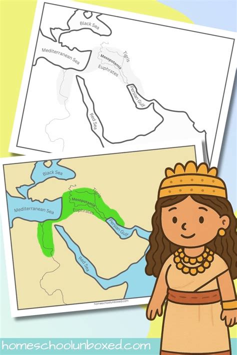 Mesopotamia Map Printable Free Activity