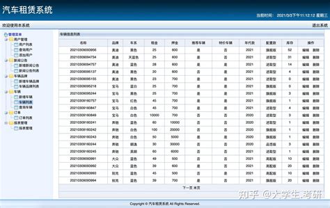 【毕业设计】基于ssm实现的汽车租赁系统【附源码 搭建教程】 java 知乎