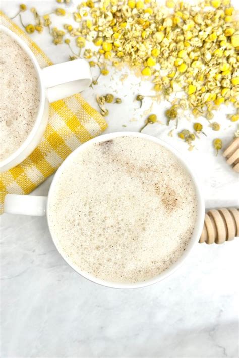 Chamomile Tea With Milk Chamomile Tea Latte Recipe Daily Tea Time