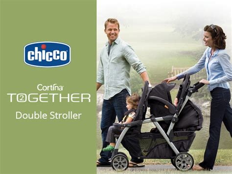 Chicco Cortina Together Double Stroller Minerale Everything Else